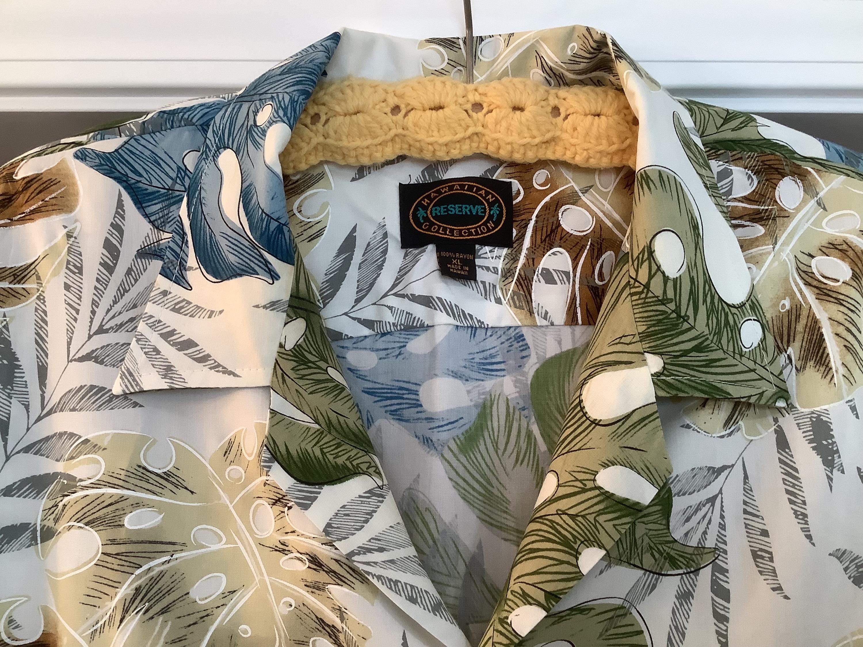 Hawaiian Reserve Collection in XL Vintage Resort Shirt Casual Tropical ...