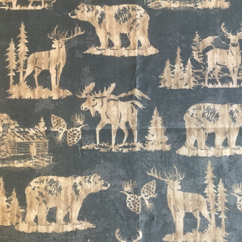 Moose Fabric - Etsy