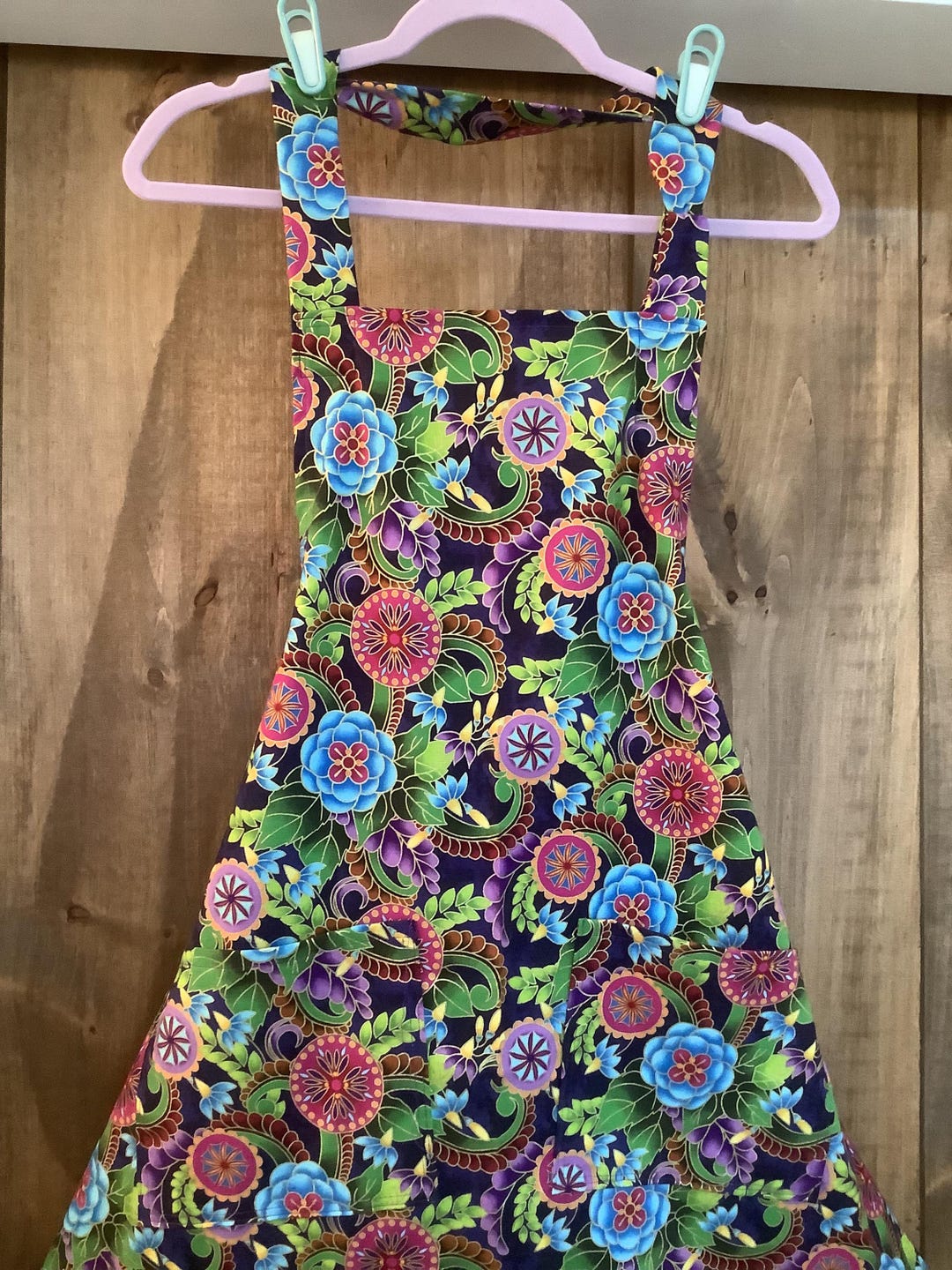 Apron in LEGACY MEDALLIONS Multi Colors , Designer Fabric * Full Women ...