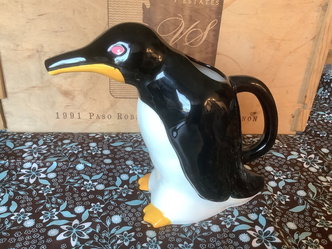 Vintage Taffy Dahl Penguin Pitcher, 1977 Mint Condition Never Used - Etsy