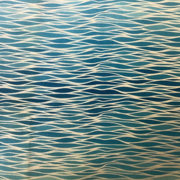 Waves Fabric - Etsy