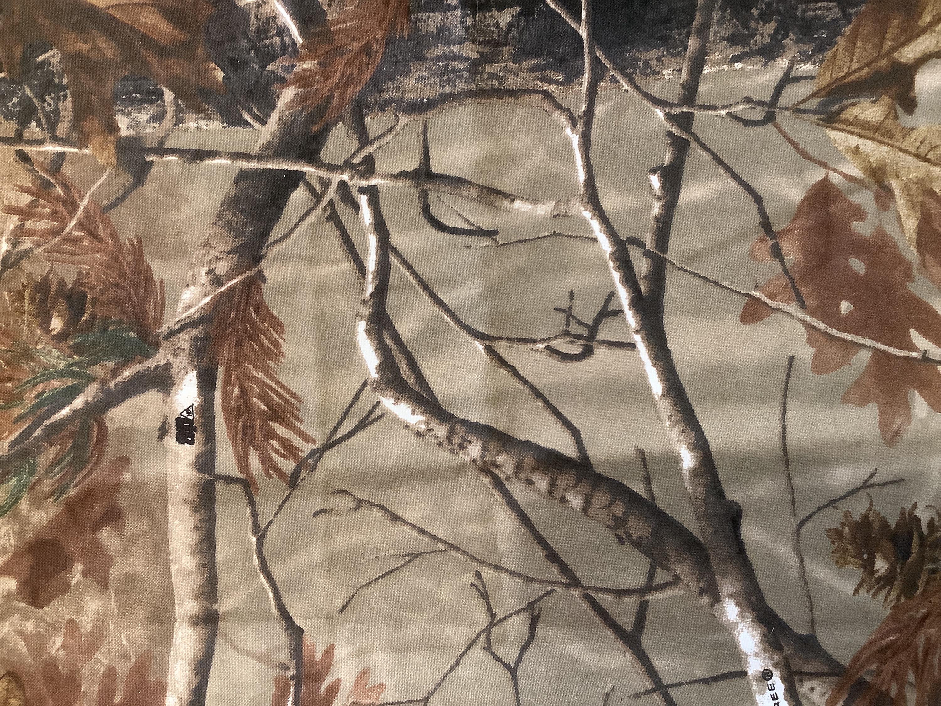 CAMO Fabric, Camouflage, Timber, Hunting, 100% Cotton 23 X 30 Piece ...
