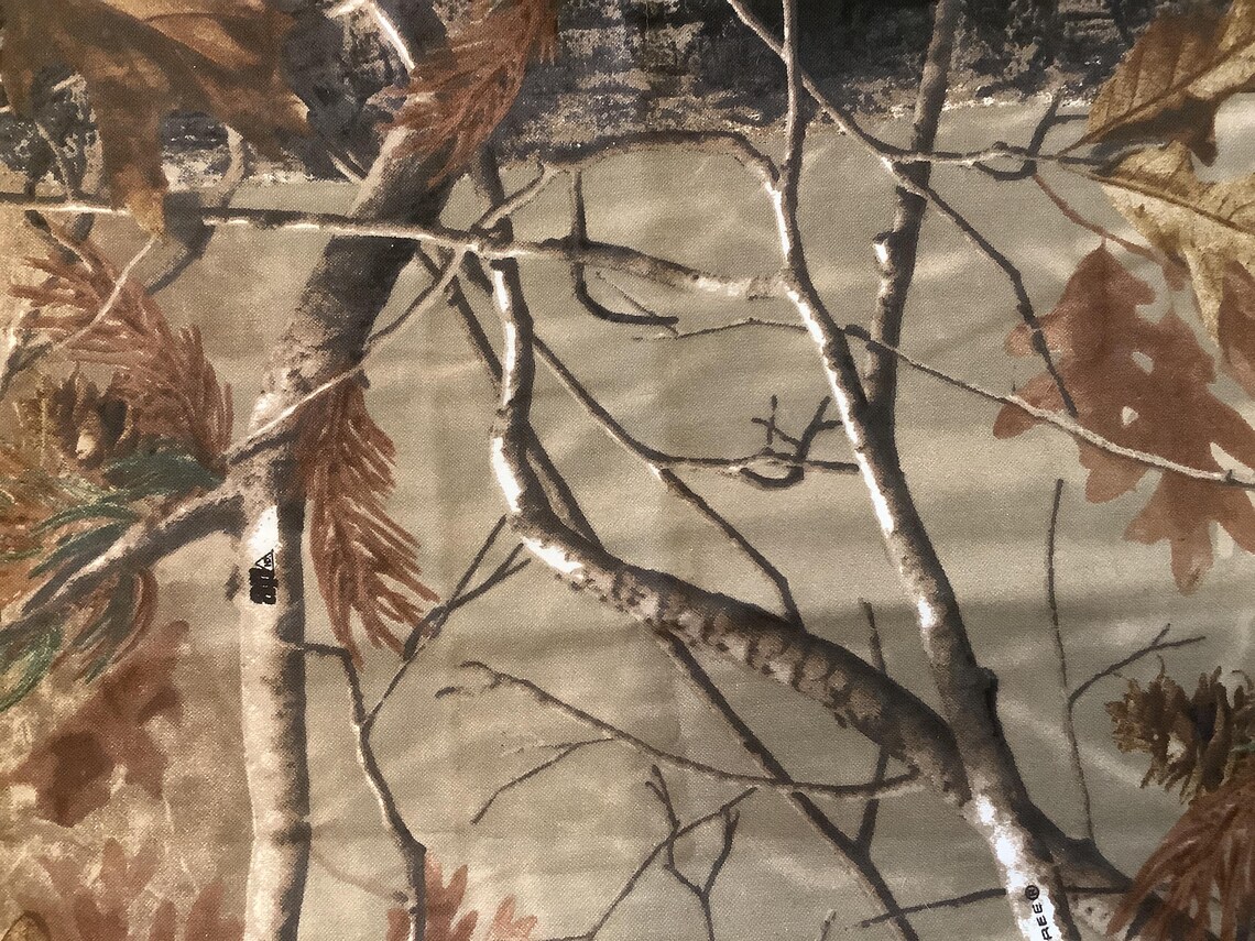 CAMO Fabric, Camouflage, Timber, Hunting, 100% Cotton 23 X 30 Piece ...