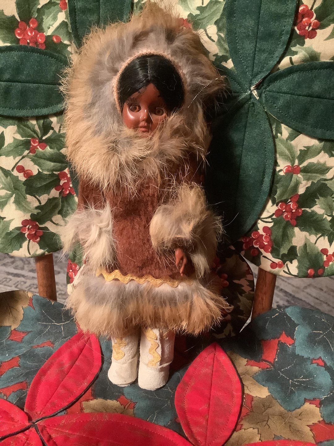 Vintage Alaskan Inuit Eskimo Plastic Doll - Etsy