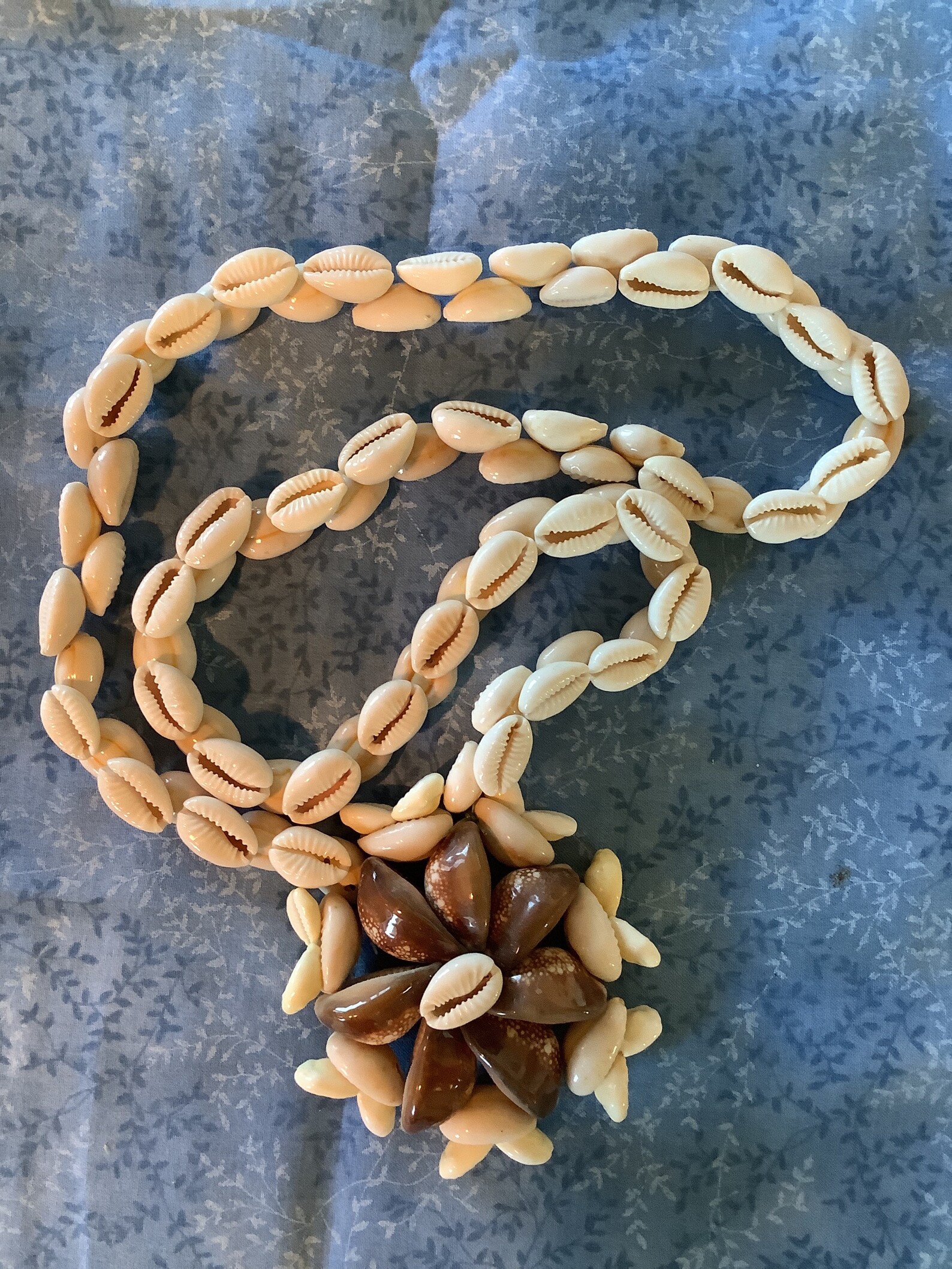 Vintage Cowrie Shell Pendant Necklace HAWAII Luau Party Lei - Etsy
