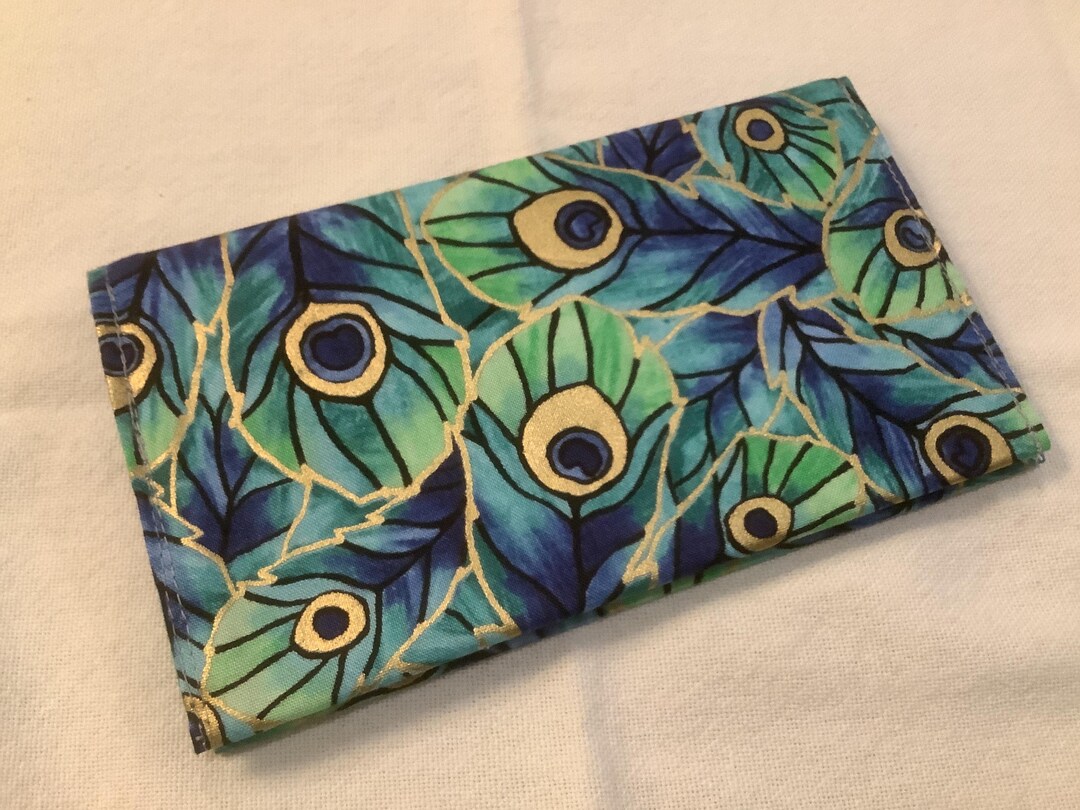 Checkbook Wallet, Checkbook Cover, Batik Fabric Checkbook, Checkbook ...