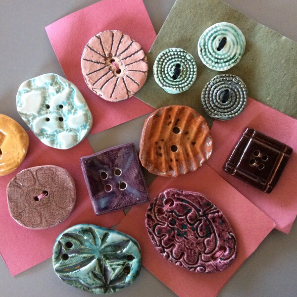 Clay Buttons - Etsy