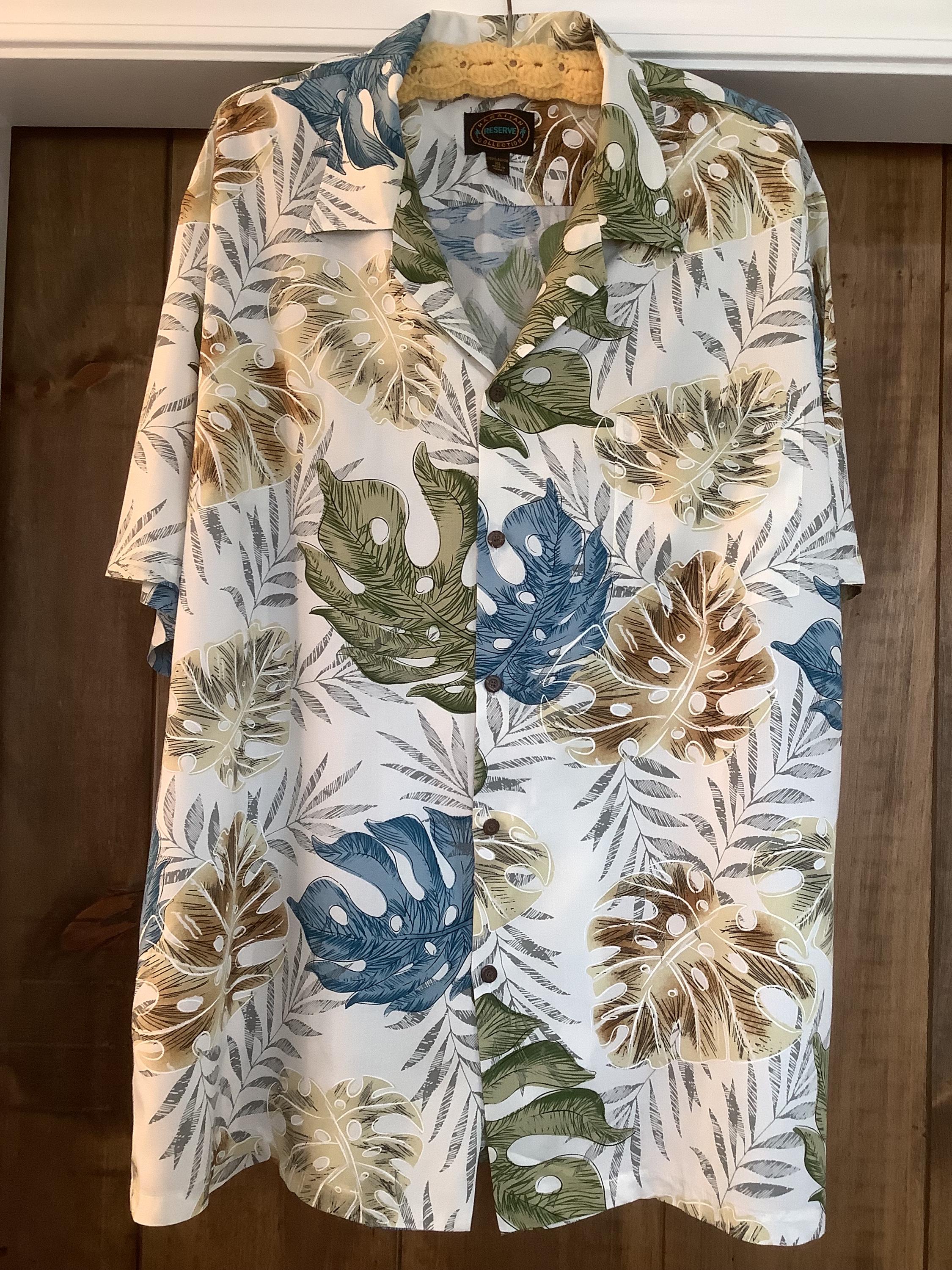 Hawaiian Reserve Collection in XL Vintage Resort Shirt Casual Tropical ...
