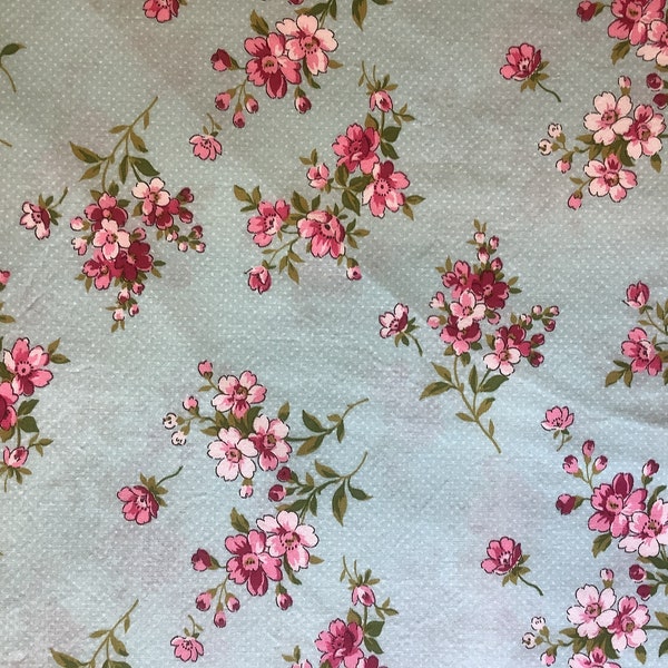 Waverly Blue Fabric - Etsy