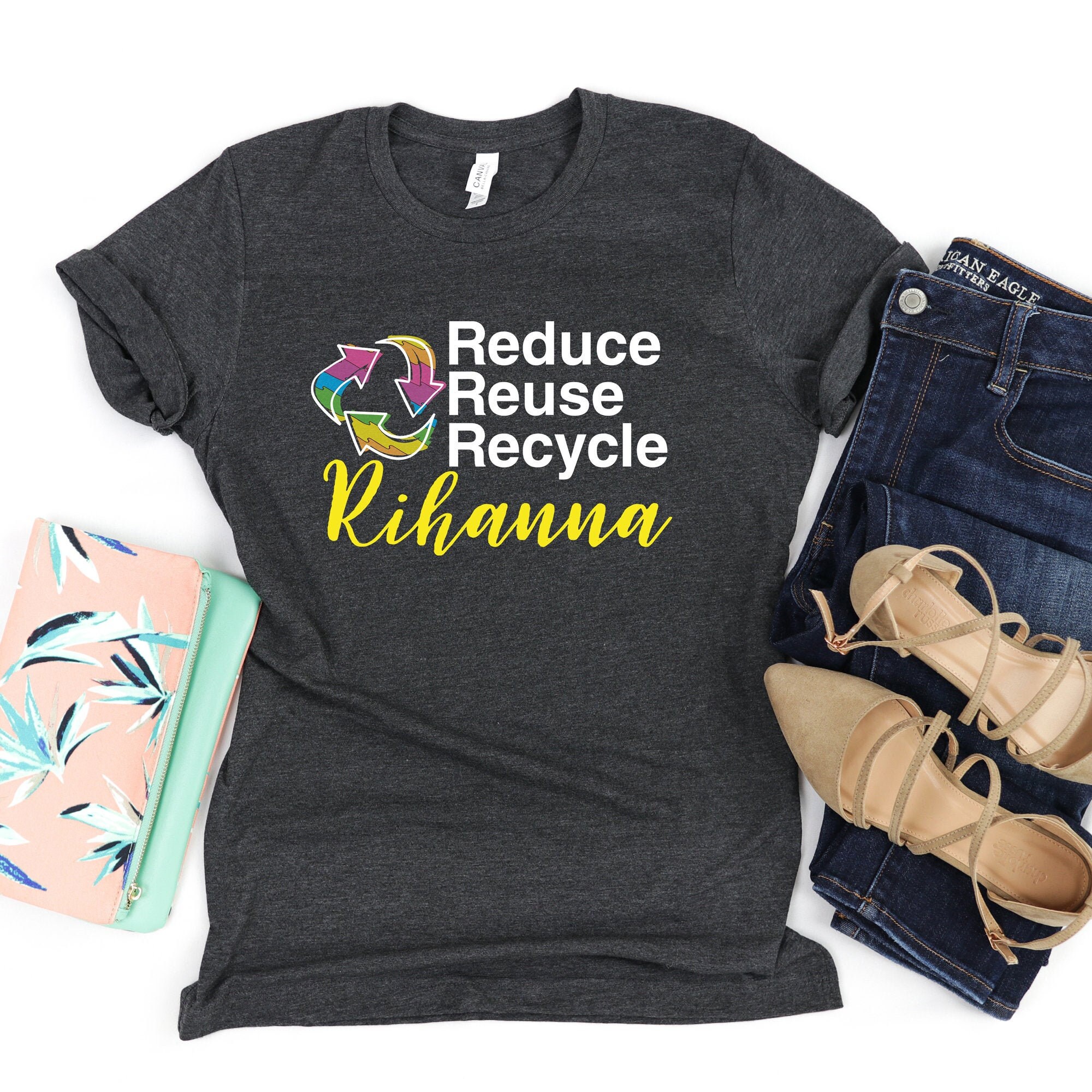 Broad City Recycle Shirt / Reduce Reuse Recycle Rihanna / - Etsy