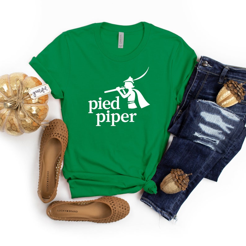 Pied Piper Logo Shirt / Green Piped Piper / Richard Hendricks - Etsy