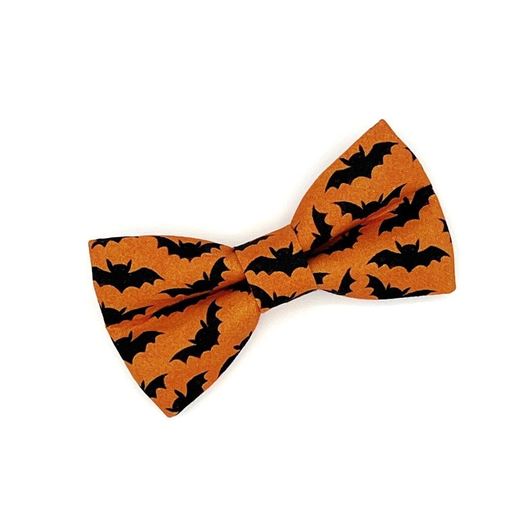 Fricken Bats Halloween Dog Bowtie Bats Dog Bow Tie - Etsy