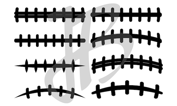 Digital Designs Football Laces Instant Download - Etsy
