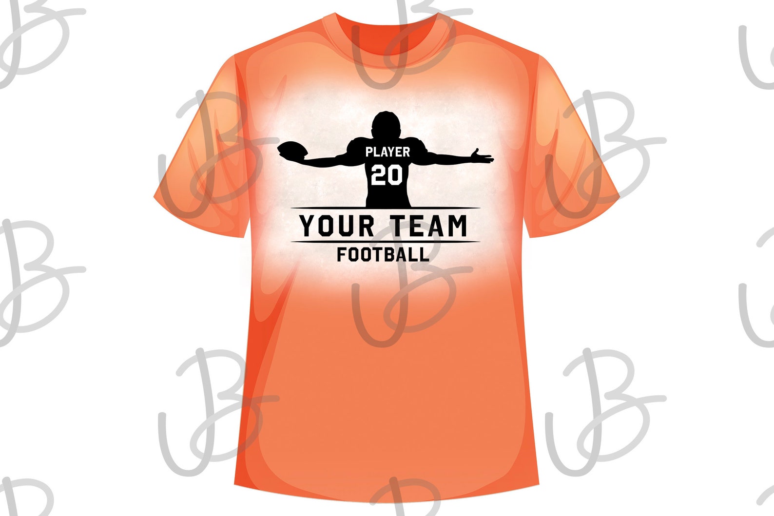 Custom Football Player With Name and Number Design SVG - Etsy