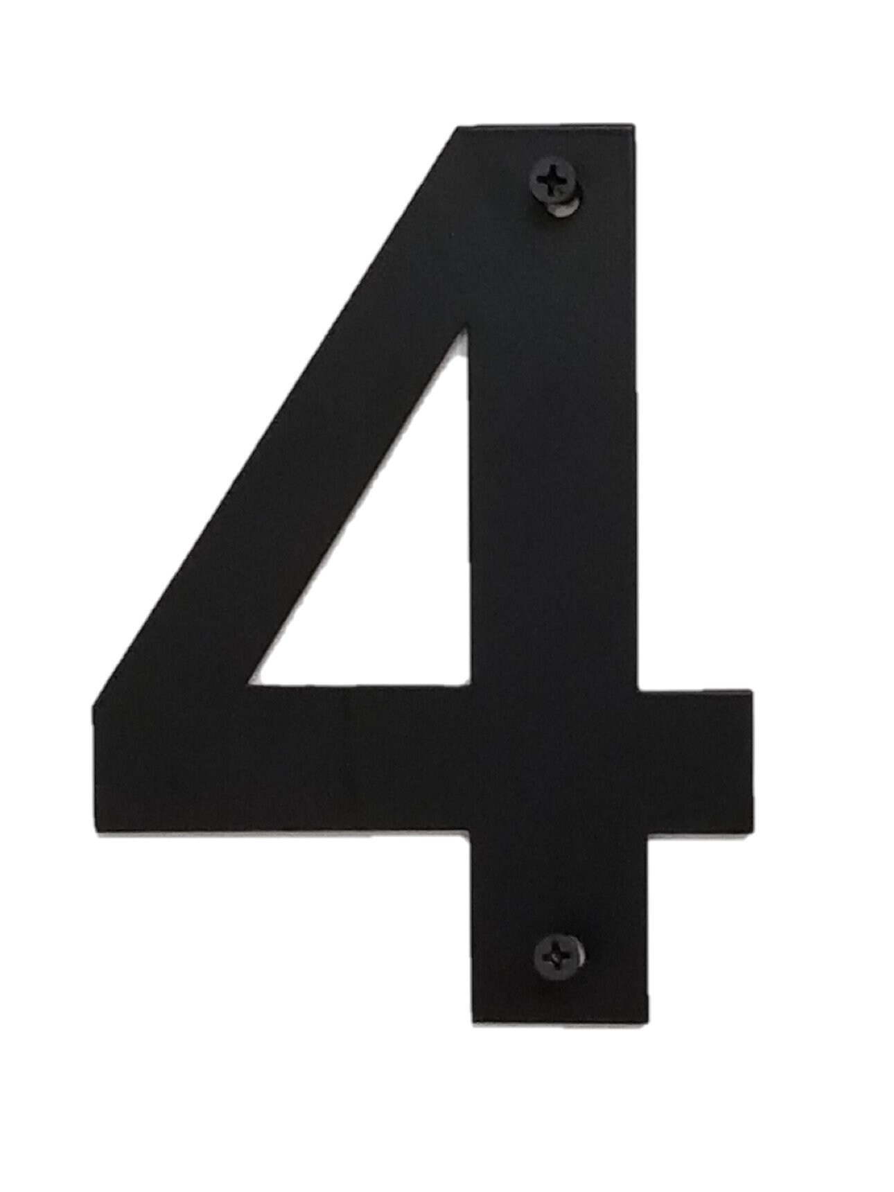 6 Inch Tall Black Metal Numbers Wrought Iron Home House Street | Etsy