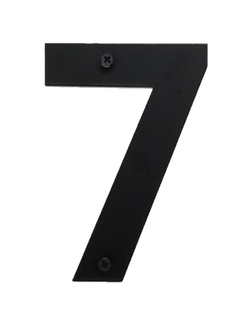 12 Inch Black Metal Numbers Wrought Iron Large Business Street - Etsy
