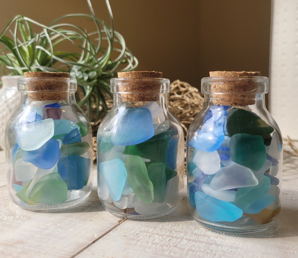 Sea glass decor. Sea glass art. Beach glass decor. Sea Glass | Etsy