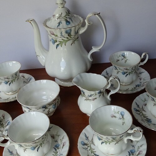 Vintage Royal Albert Tea Set Dinner Set Brigadoon Bone China - Etsy Canada