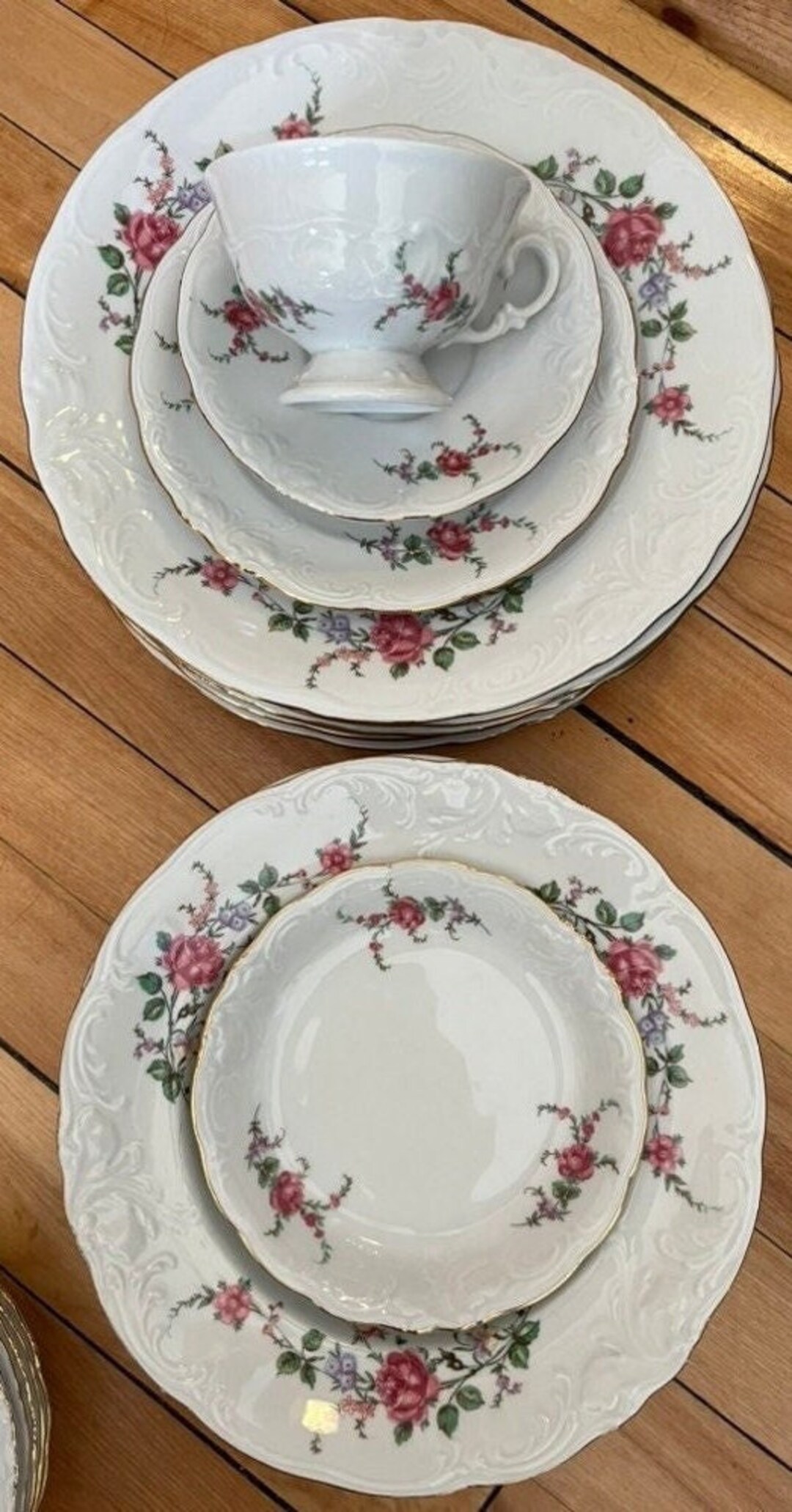 Royal Kent Collection RKT23 Vintage Polish China for Holiday, Table ...