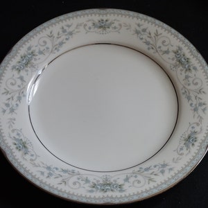 Free Ship! Colburn 6107 Noritake Vintage China 1970s Blue Rose Dinnerware for Holiday Table ...