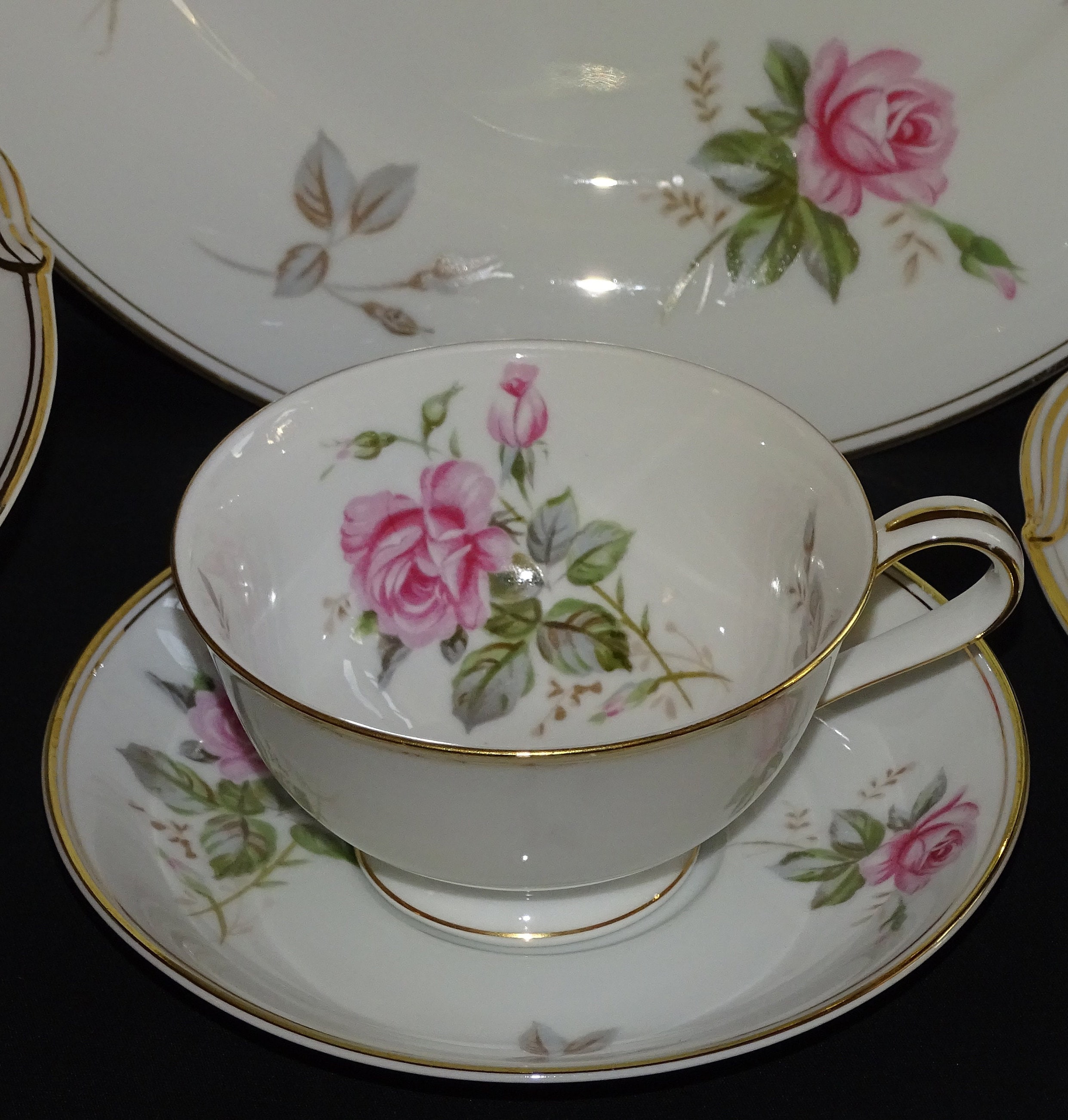 Rosa 5460 Noritake Vintage China Pieces Pink Rose for Gift - Etsy