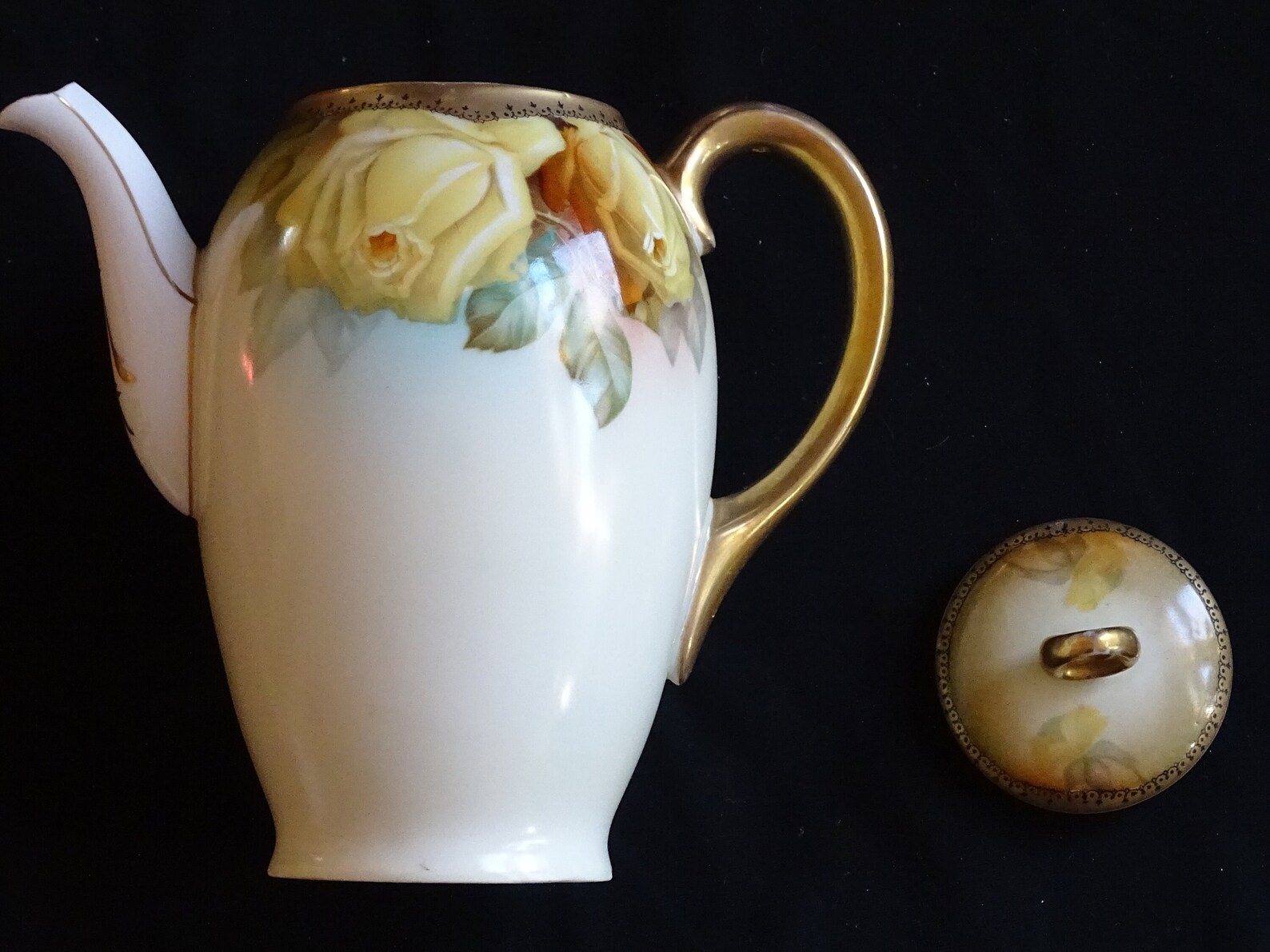 Free Ship Antique Thomas Bavaria Coffee/tea Pot W/ Matching - Etsy