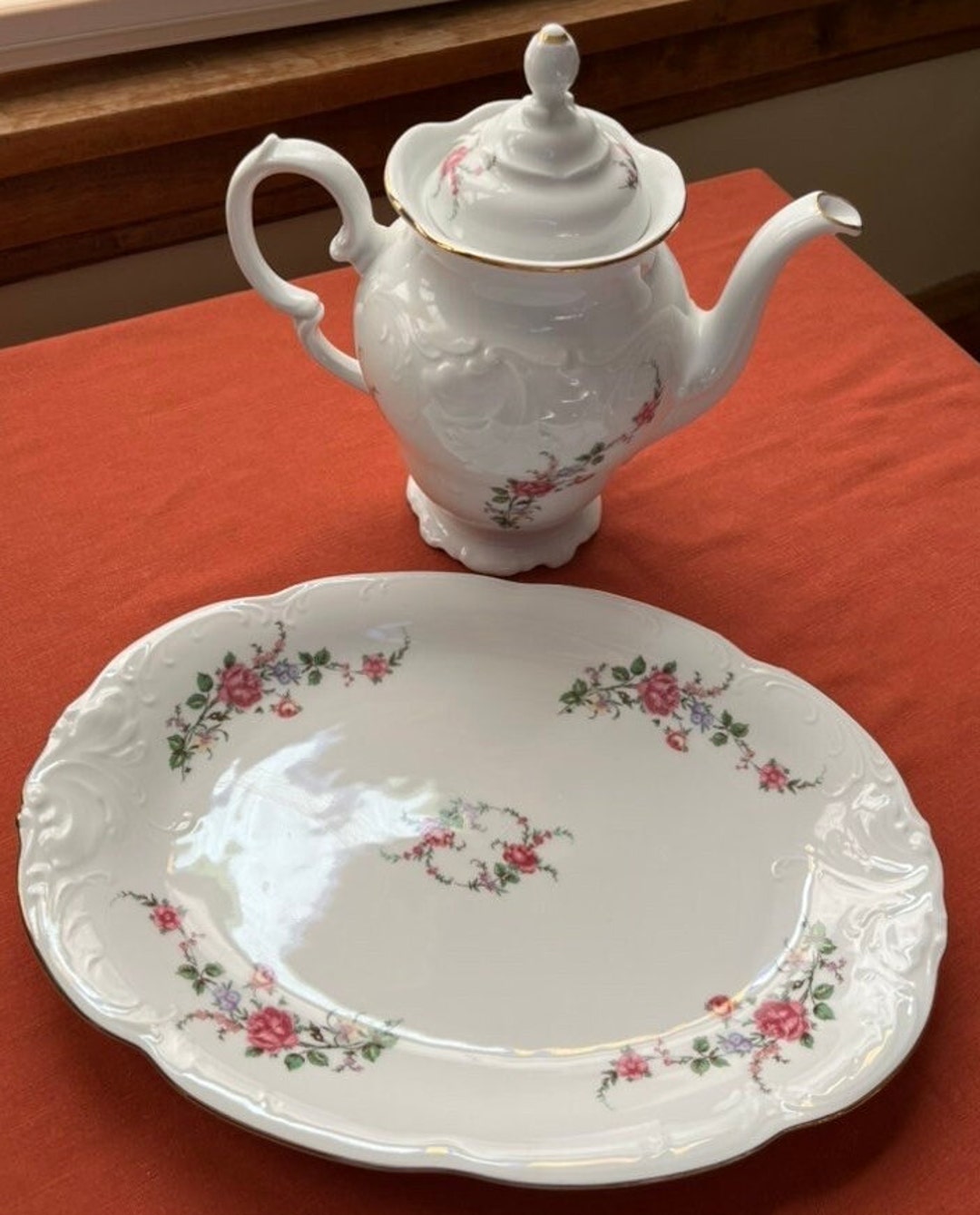 Royal Kent Collection RKT23 Vintage Polish China Coffee Pot for Holiday ...