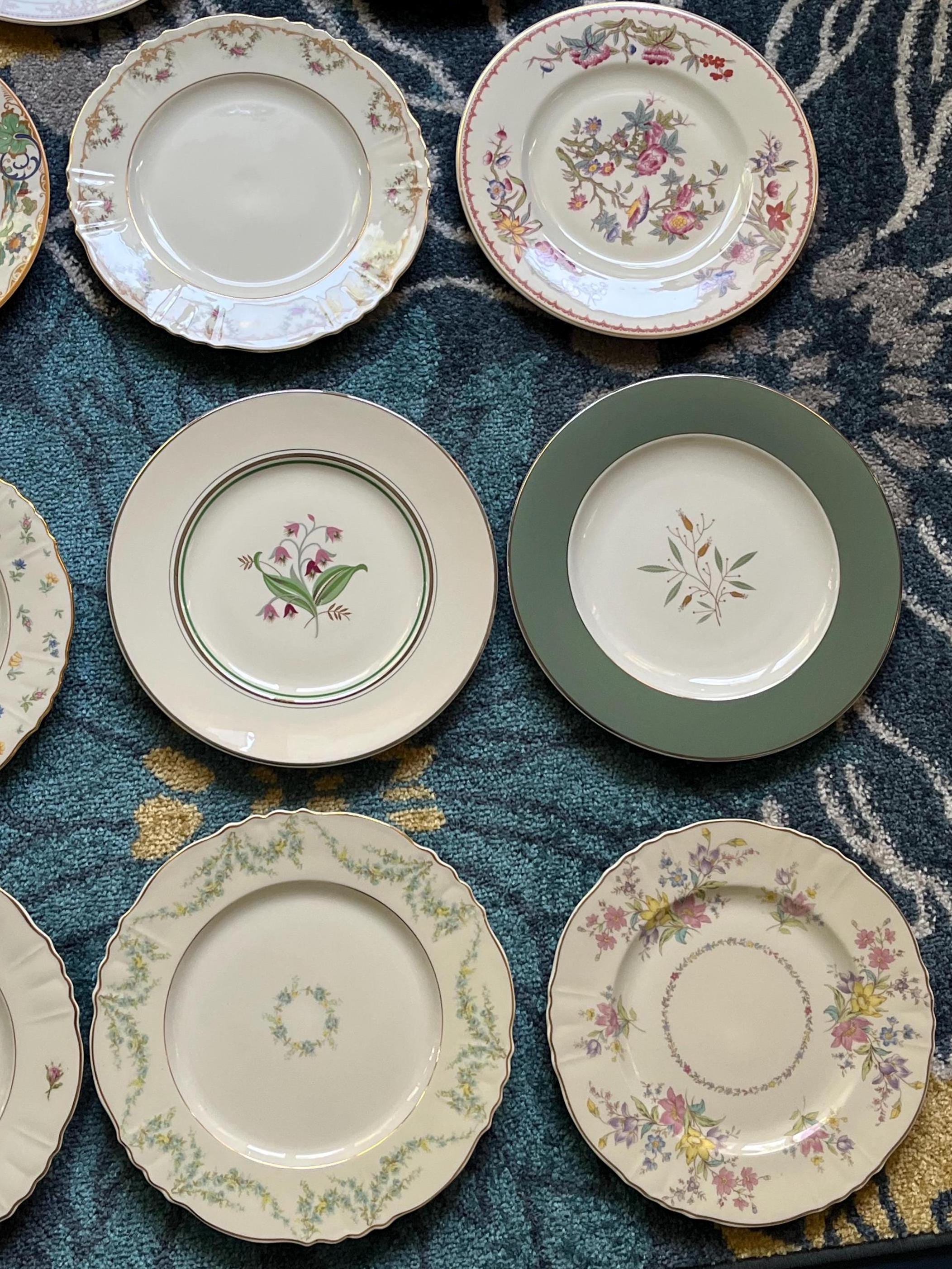 Free Ship! Unique Syracuse New York Vintage China Mismatch Set of 15 ...