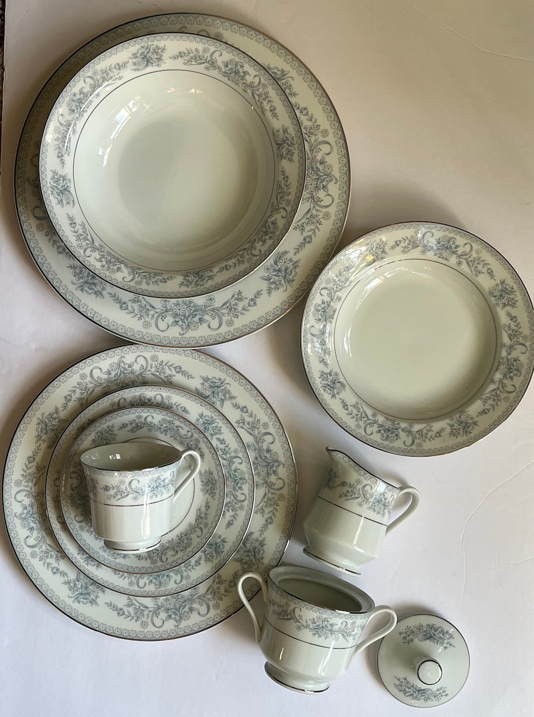 Dresden Rose L9009 Mikasa Lovely 1970s Vintage China Plates, Cups,bowls ...