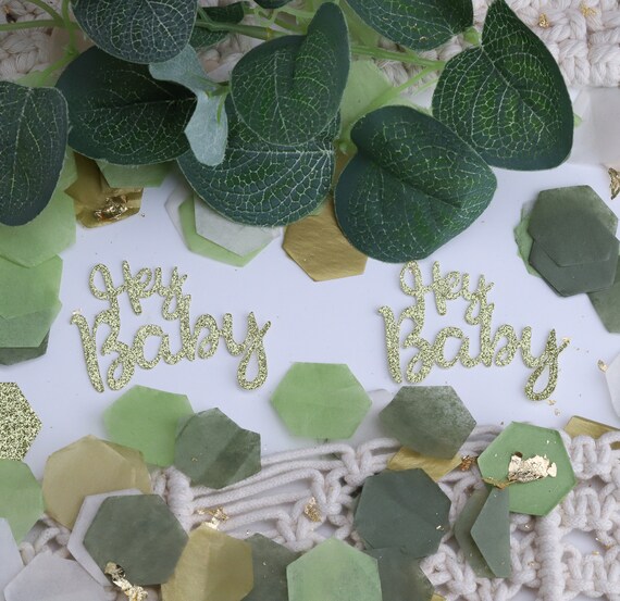 Greenery Baby Shower Baby Shower Decor Hey Baby Baby Shower - Etsy