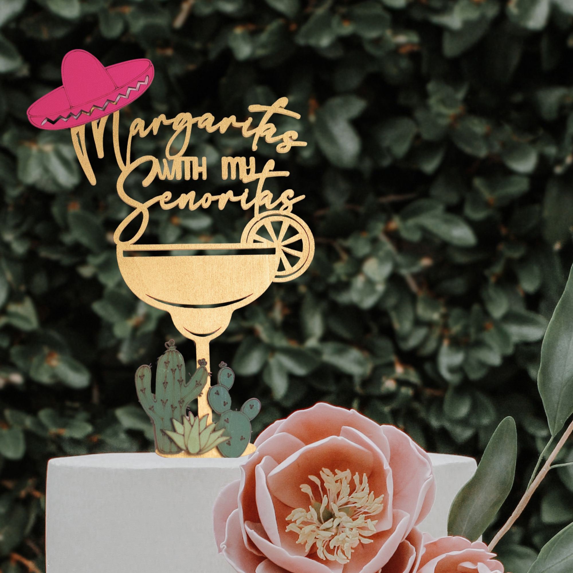 Margarita Party, Cake Topper, Fiesta Birthday Decorations, Fiesta ...