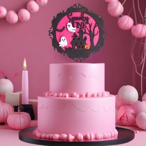Halloween Birthday, 1st Birthday, Spooky One Birthday, Custom Cake ...