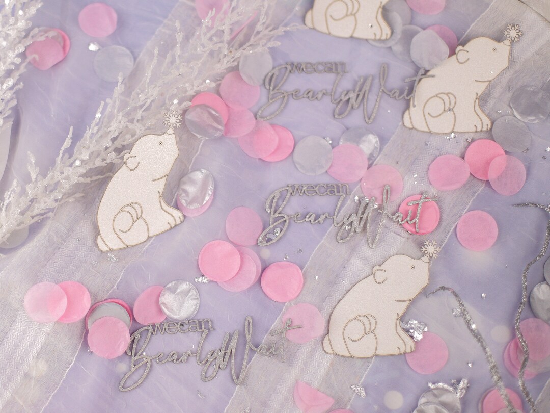We Can Bearly Wait Gender Reveal Polar Bear Theme Baby Shower Winter we-can-bearly-wait-gender-reveal-polar-bear-theme-baby-shower-winter