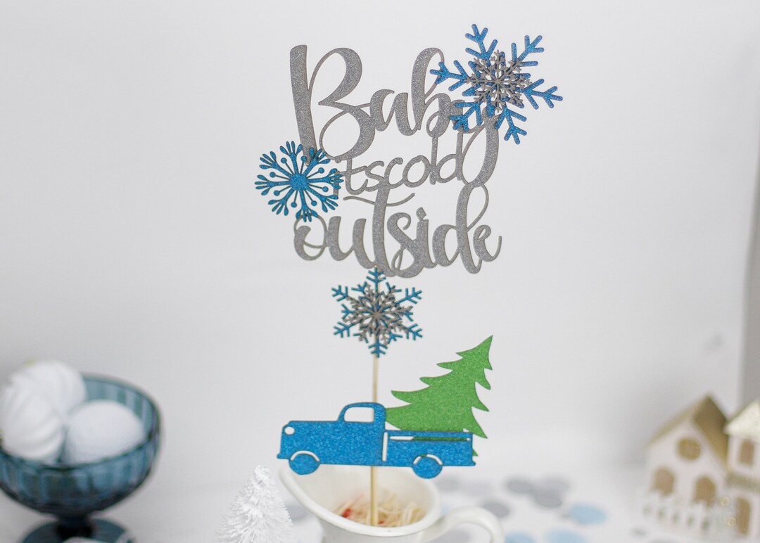 Winter Wonderland, Baby Its Cold Outside Baby Shower, Centerpiece ...
