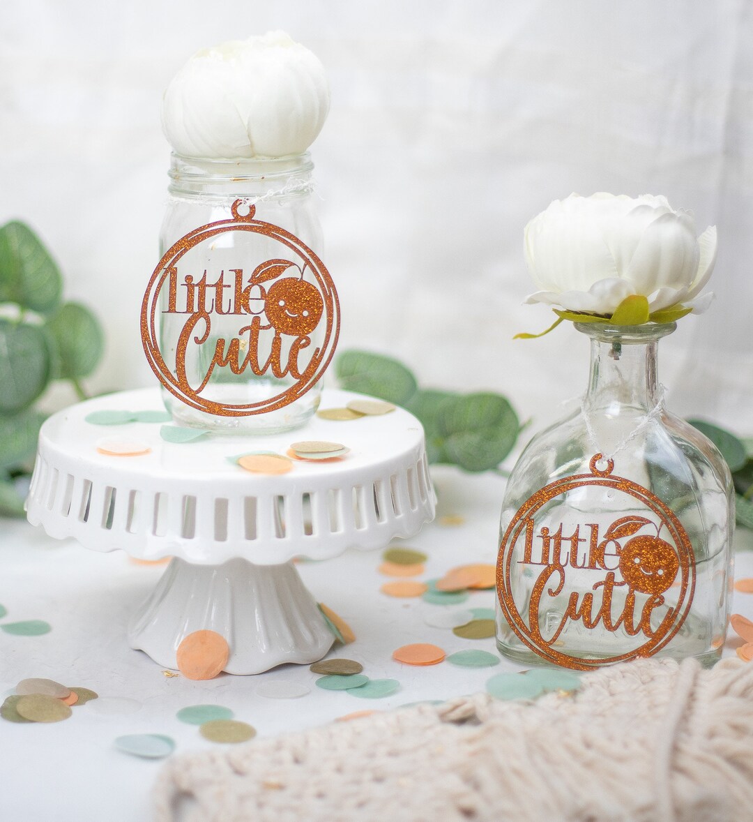 Little Cutie Baby Shower Decorations, Baby Shower Centerpiece, A Little ...