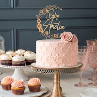 Personalised Baby Shower Cake Topper | Custom Name Acrylic Cake Decor ...