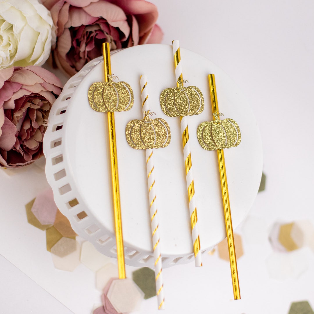 Little Pumpkin Baby Shower, Fall Baby Shower, Party Straws, Little ...