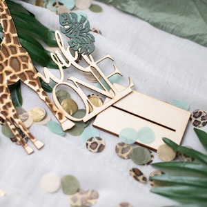 Wild One Birthday Decorations for Boys Safari, Centerpiece, Jungle Baby ...