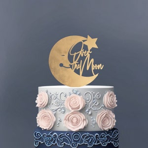 Over the Moon Baby Shower Decorations, Moon and Stars Baby Shower ...