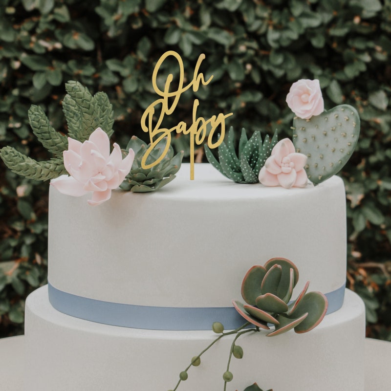 Baby Cake Topper - Etsy