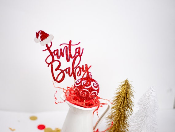 Santa Baby, Christmas Baby Shower, Holiday Baby Shower, Mason Jar Tags ...