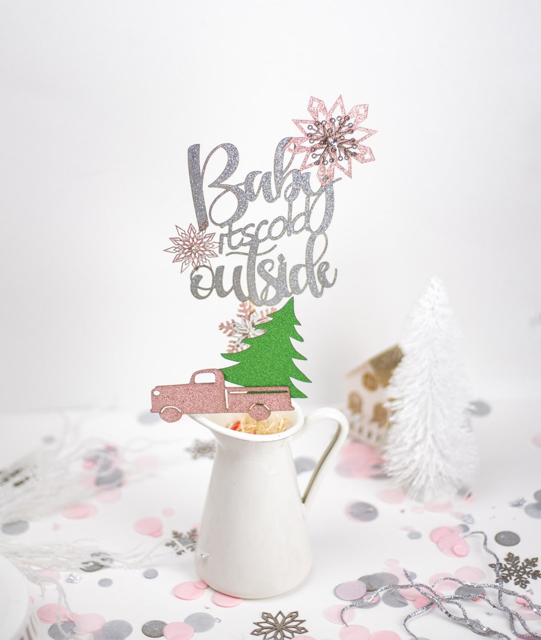 Winter Wonderland, Baby Its Cold Outside Baby Shower, Centerpiece ...