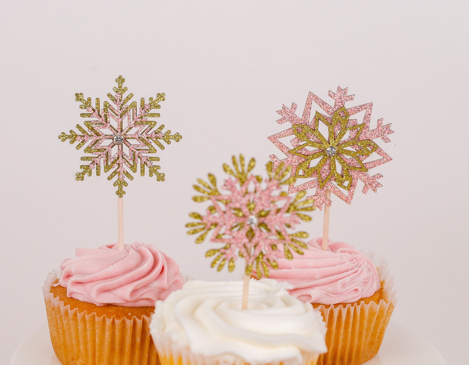 Cupcake Toppers, Snowflake Decorations, Winter Wonderland, Winter Baby ...