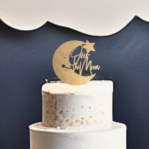 Over the Moon Baby Shower Decorations, Moon and Stars Baby Shower ...