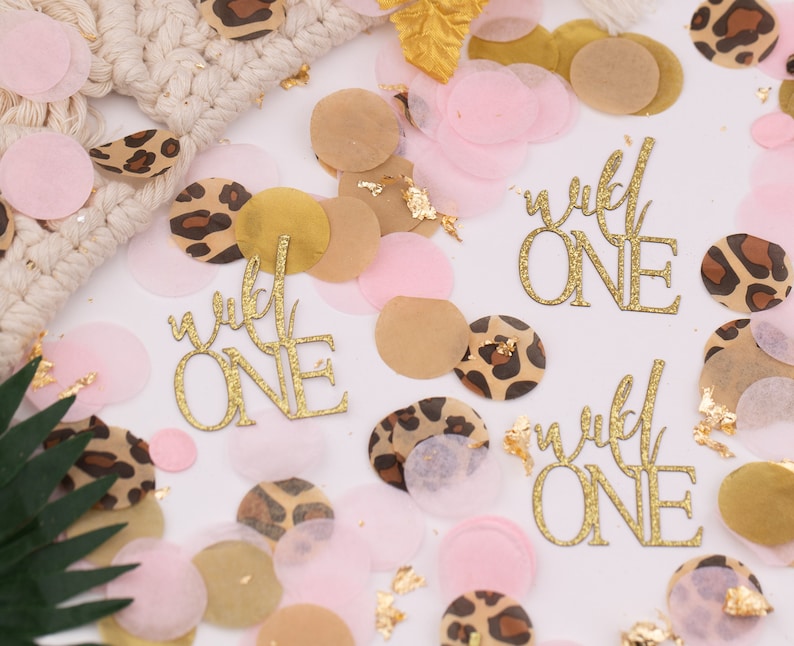 Wild One, 1st Birthday Girl, Pink Safari Birthday Decorations, Safari ...