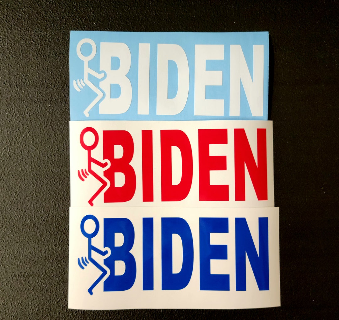Fck Joe Biden Vinyl Decal Car Windows Bumper Sticker FJB Lets Go ...