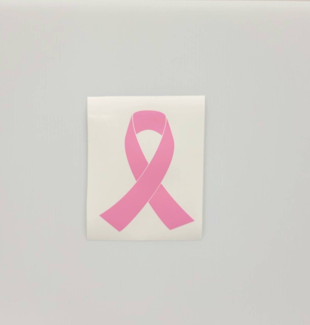 Cancer Awareness Ribbon Vinyl Decal Sticker More Colors! Breast, Lung ...