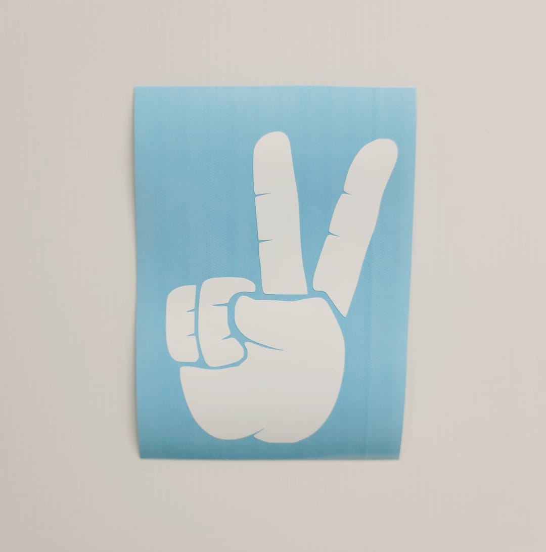 Wave Peace Sign Mirror Vinyl Decal Sticker More Colors! 4x4 Outdoors - Etsy