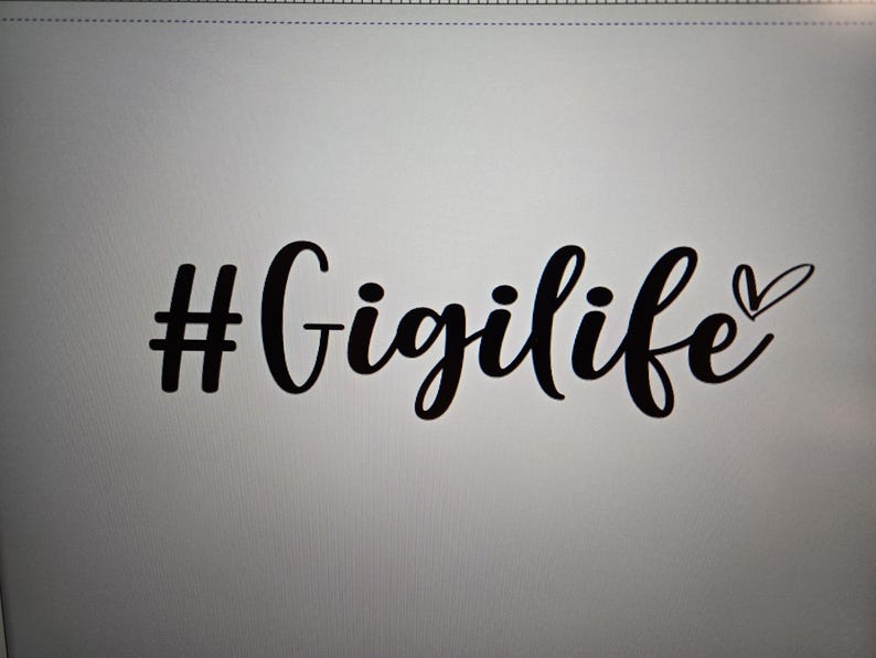 Gigi Life Vinyl Decal Sticker Laptops Tumblers Cellphones Mirrors # ...