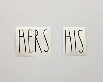 His and Hers Set - Etsy